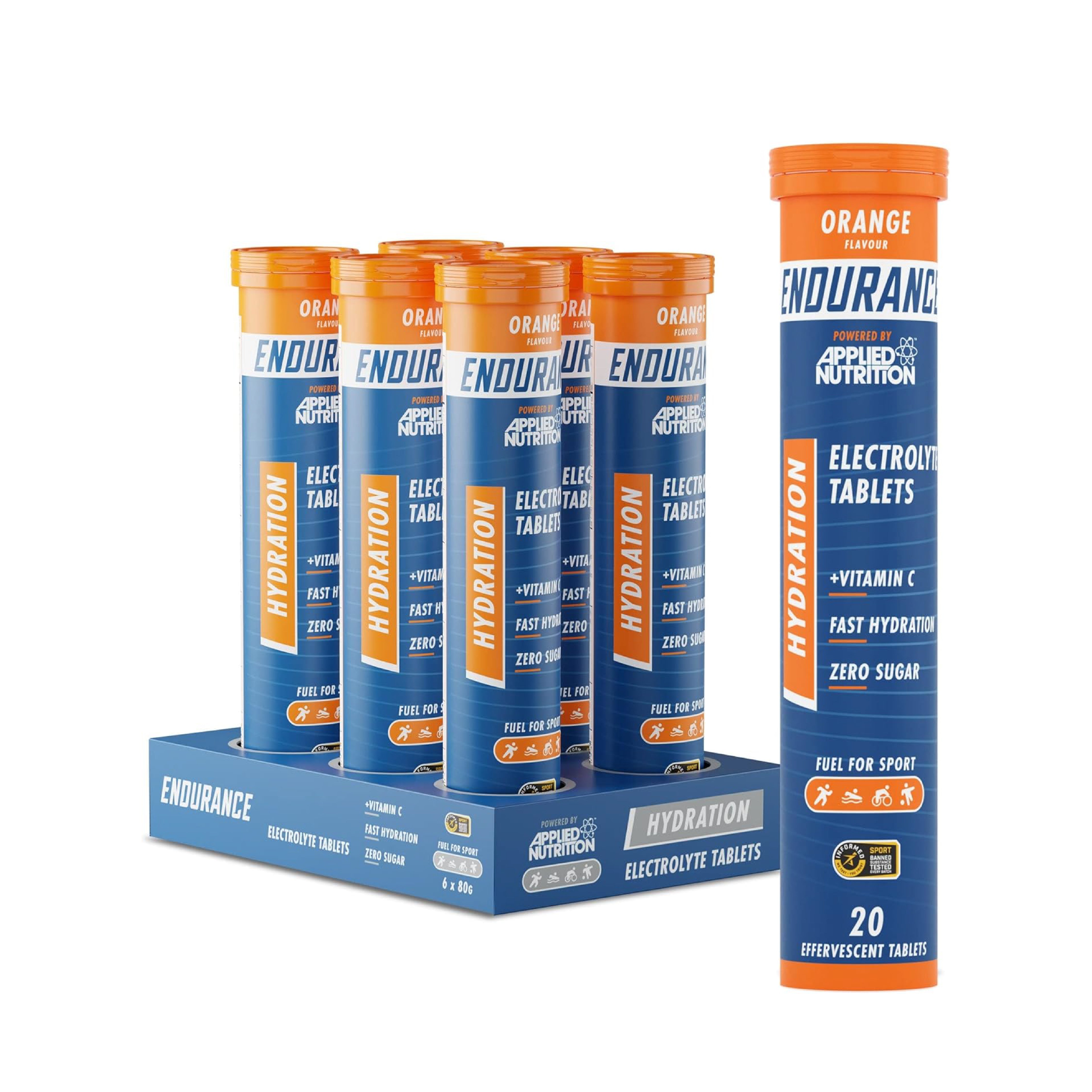 Applied Nutrition Endurance Hydration Electrolytes Tablets - 20 Tablet ...