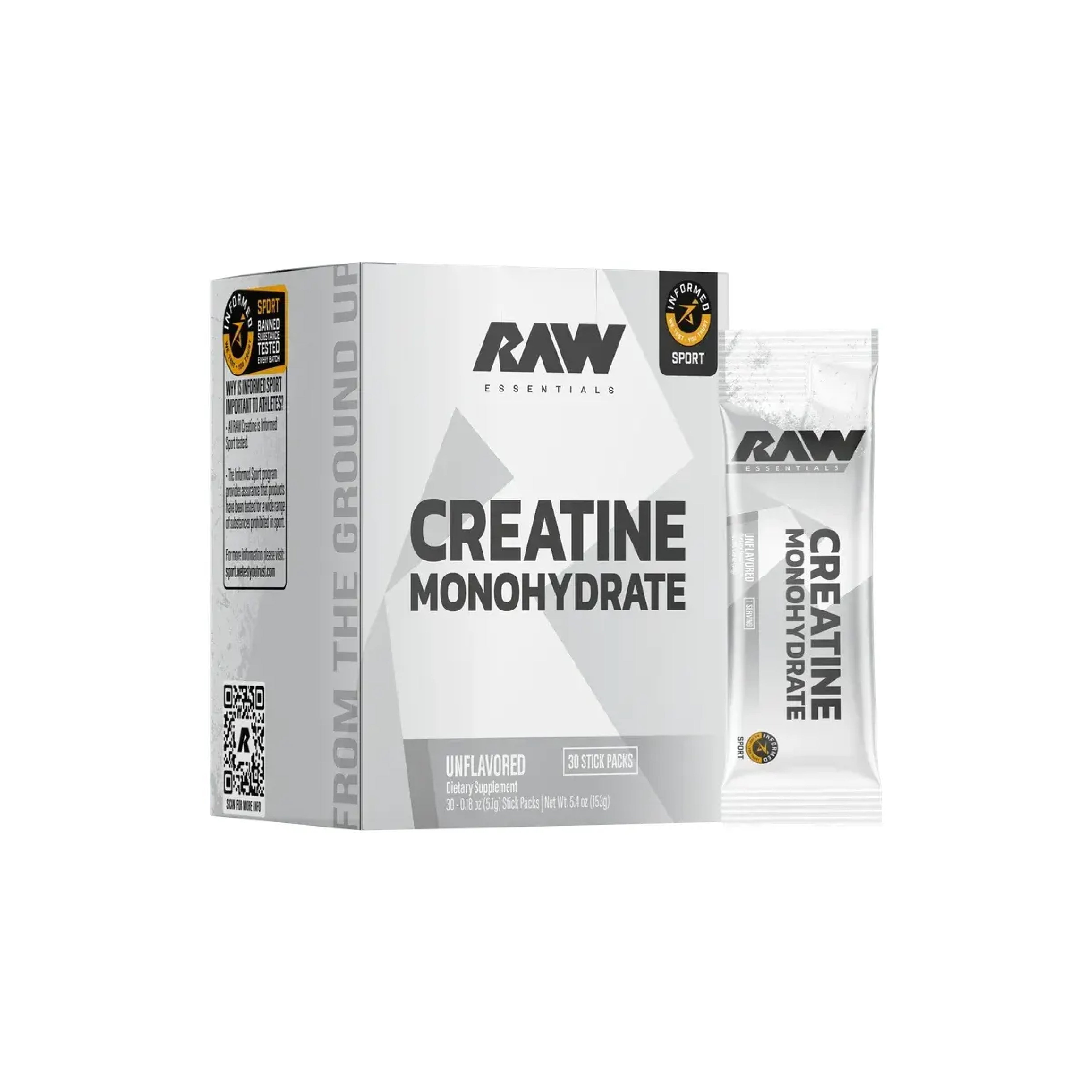 RAW Creatine Monohydrate Sachets | 30 Sachets – vigor supplements