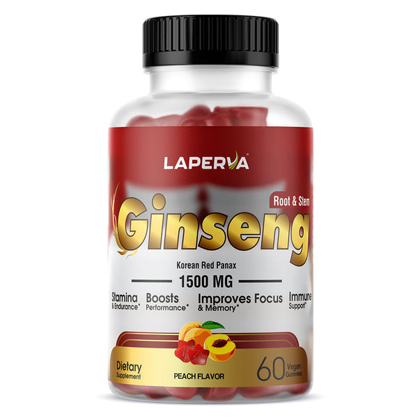 Laperva Korean Red Ginseng-60 Veggie Gummies – vigor supplements