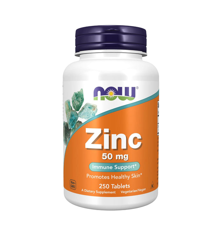 Now Foods Zinc 50mg | 250 Tablets – vigor supplements
